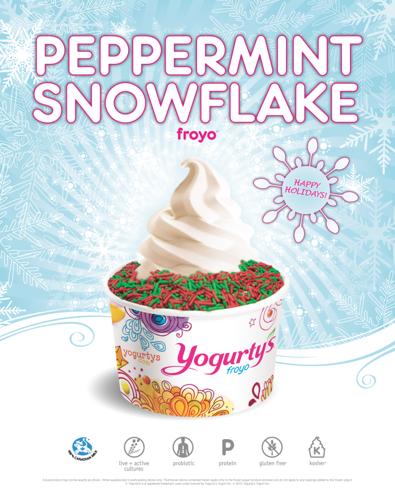 Holiday Froyo® Flavour! - Yogurty's® Froyo® Frozen Yogurt Yogurty's ...